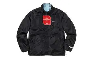 Supreme Reversible Bandana Fleece Jacket - Blue