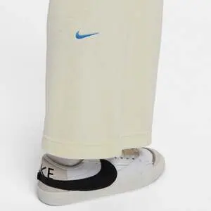 Nike Trry Cozy Pant Wide Leg Sweatpants - Beige