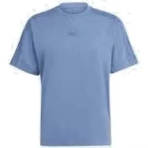 Adidas Adidas All Szn 3-stripes Garment Wash T-shirt Asia Sizing 'blue' Blue