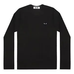 Play Comme Des Garcon Long Sleeve T-shirt - Black