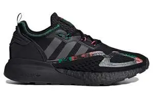 Adidas Originals Zx 2k Boost Sneakers - Black/green/gray