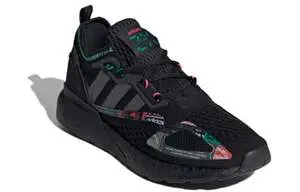 Adidas Originals Zx 2k Boost Sneakers - Black/green/gray