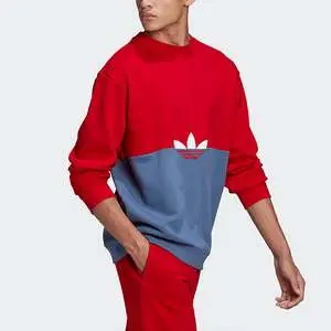 Adidas Originals Slice Trf Crew Logo Sweatshirt