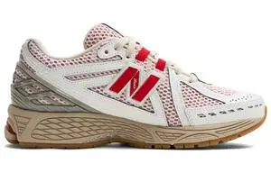 NEW BALANCE 1906r "sea Salt True Red" Low Top Sneakers - White/red