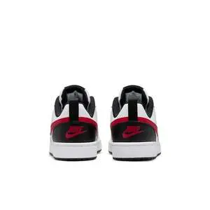 Nike Court Borough Low 2 Sneakers - White/black/red