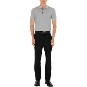 Burberry 26 Cotton Polo Shirt - Pale Grey