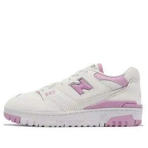 NEW BALANCE 550 Low Top Retro Sneaker - White/pink