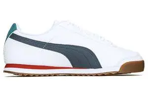 PUMA Roma Basic Plus Sneakers - White/blue/red