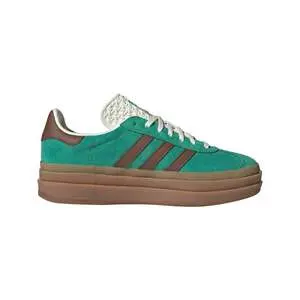 Adidas Gazelle Bold Platform Sneakers - Green/brown