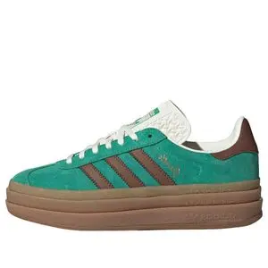 Adidas Gazelle Bold Platform Sneakers - Green/brown