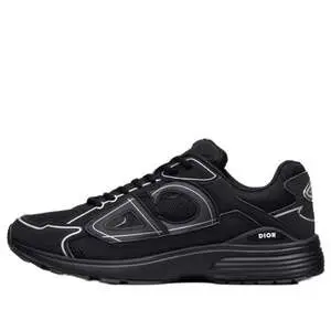 Dior B30 "triple Black" Athletic Sneakers - Black/black