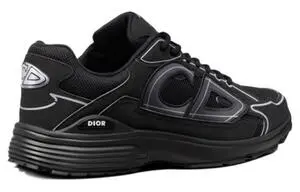 Dior B30 "triple Black" Athletic Sneakers - Black/black
