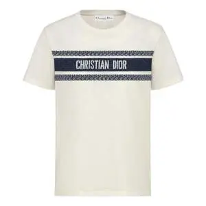 DIOR DIOR SS21 Casual Round Neck Pullover Short Sleeve