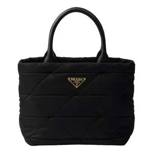 Prada Small Padded Re-nylon Tote - Black