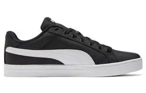 PUMA Smash Vulc Retro Low Top Sneakers - Black/white