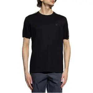 Burberry 26 Check Trim Cotton T-shirt - Black