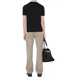 Burberry 26 Check Trim Cotton T-shirt - Black