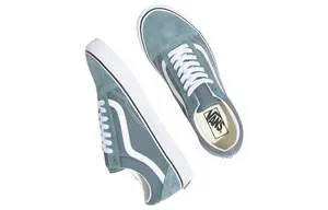 VANS Old Skool Low Top Sneakers - Blue/white
