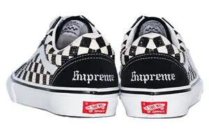VANS Supreme X Swarovski X Skate Old Skool - Black/white