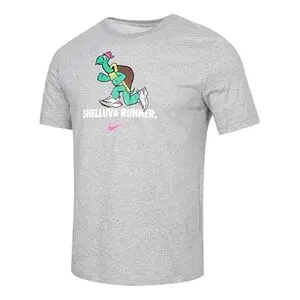 Nike Dri-fit Tortoise Printed Short Sleeve Tee - Grey