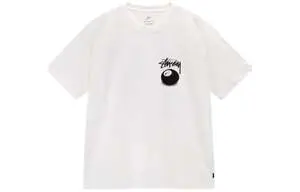 Nike X Stussy 8 Ball T-shirt Asia Sizing 'white - White/black