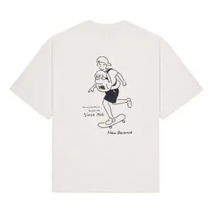 NEW BALANCE Graphic Skate T-shirt - White