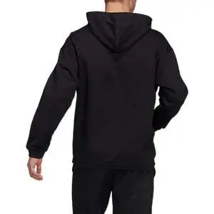 Adidas Long Sleeve Hooded Sweatshirt With Logo Print