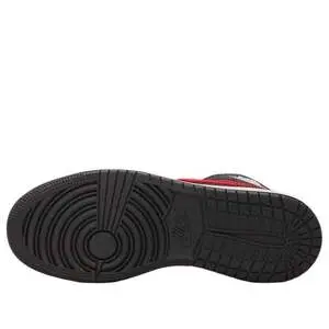 JORDAN 1 Mid "bred - Black/red