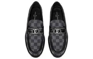 LOUIS VUITTON Major Loafers - Black/grey/silver