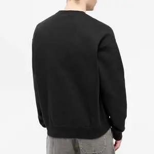 Nike Solo Swoosh Fleece Solid Color Logo Embroidered Long Sleeves Black - Multi-color