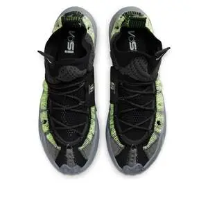Nike Ispa Sense Flyknit High Top Sneakers - Green/black