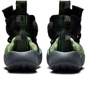 Nike Ispa Sense Flyknit High Top Sneakers - Green/black