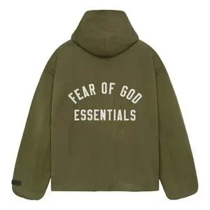 Fear Of God Textured Nylon Hooded Coaches Jacket