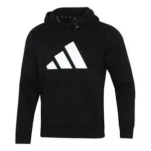 Adidas Pullover Hoodie With Large Logo - Default Color