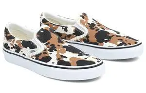 VANS Classic Slip-on Sneakers - Black/brown