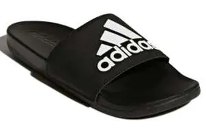 Adidas Adilette Cloudfoam Plus Slides - Black