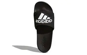 Adidas Adilette Cloudfoam Plus Slides - Black