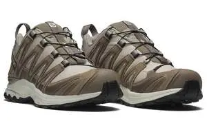 SALOMON Xa Pro 3d Adv Suded Athletic Sneakers - Grey/khaki/green
