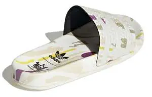 Adidas Adilette Thebe Magugu Slides - Cloud White/cloud White/core Black