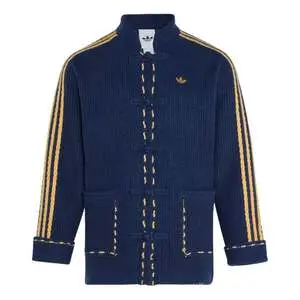 Adidas Knit Jacket - Navy