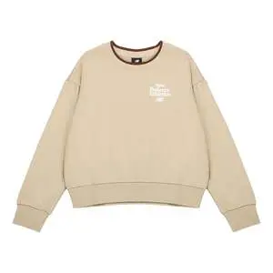 NEW BALANCE Athletics 70s Crewneck Sweatshirt - Beige/white