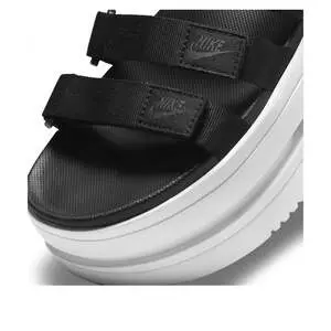 Nike Icon Classic Sandal With Platform Sole - Black/white