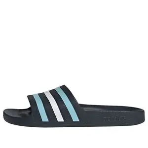 Adidas Adidas Adilette Aqua Slides Night Navy/icey Blue/cloud White