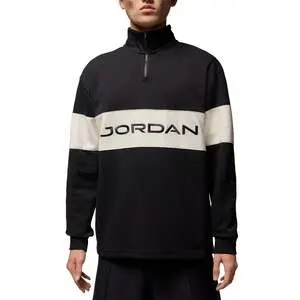 JORDAN Sport Dri-fit Golf Top - Black/sail/dark Shadow