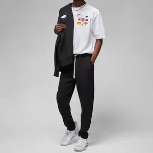 JORDAN Solid Color Velvet Legged Pants