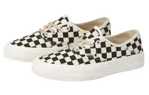 VANS Authentic Checkerboard Low Top Sneakers - Black/white