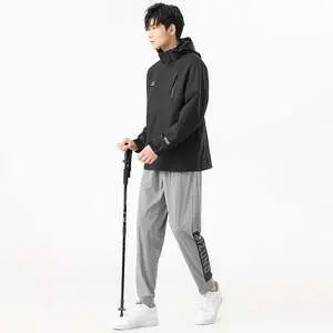 Mizuno Logo Zip-up Hooded Jacket - Black