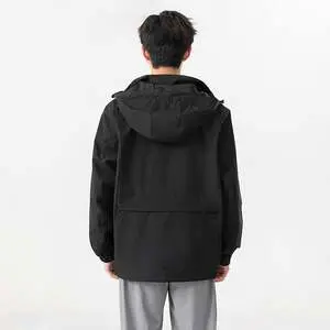 Mizuno Logo Zip-up Hooded Jacket - Black