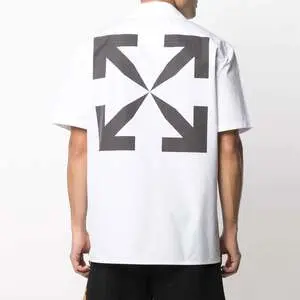 Off-White Ss21 Printing Logo Short Sleeve Shirt