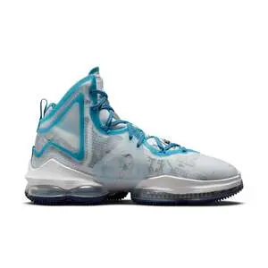 Nike Space Jam X Lebron 19 Ep 'sweatsuit' Athletic Sneakers - Silvergrey/blue